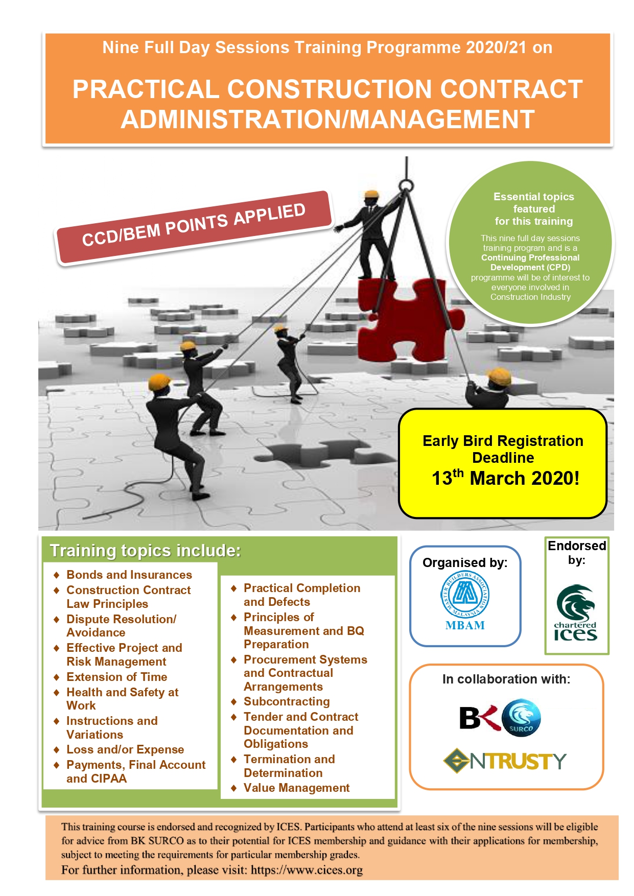 9 Session of Practical Construction Contract Administration Management ...