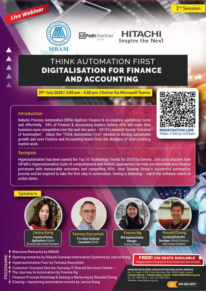 DIGITALISATION FOR FINANCE AND ACCOUNTING